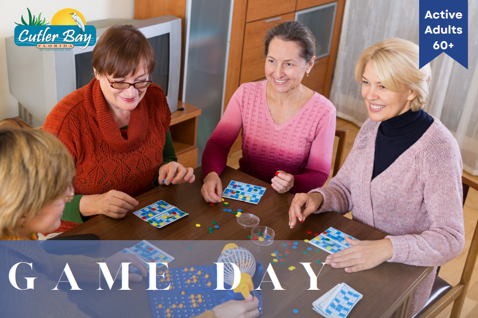 Active Adults | Game Day Series | Town of Cutler Bay Florida