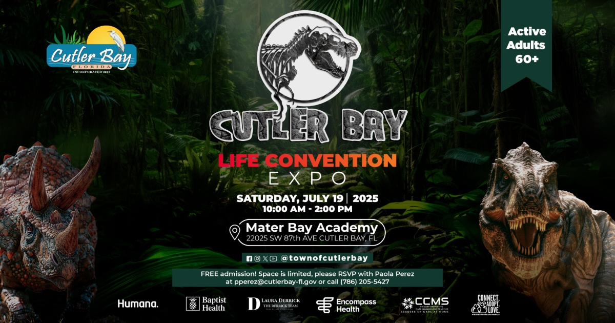 Step Into a Prehistoric Adventure at Cutler Bay’s 4th Annual Life ...