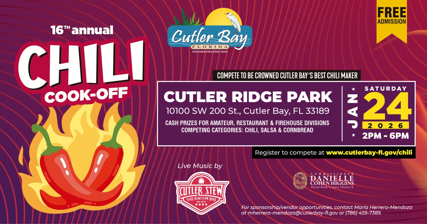 Chili Cook-Off (16th Annual) | Town of Cutler Bay Florida