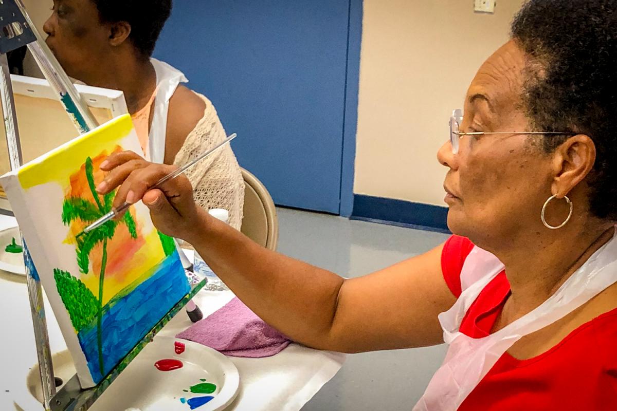 Active Adults: Virtual Painting Class | Town of Cutler Bay Florida