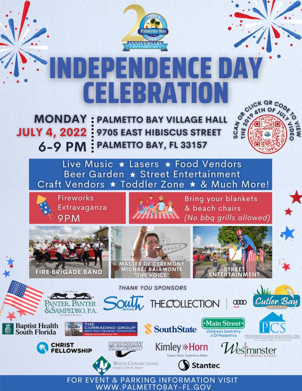 Independence Day Celebration with Palmetto Bay | Town of Cutler Bay Florida