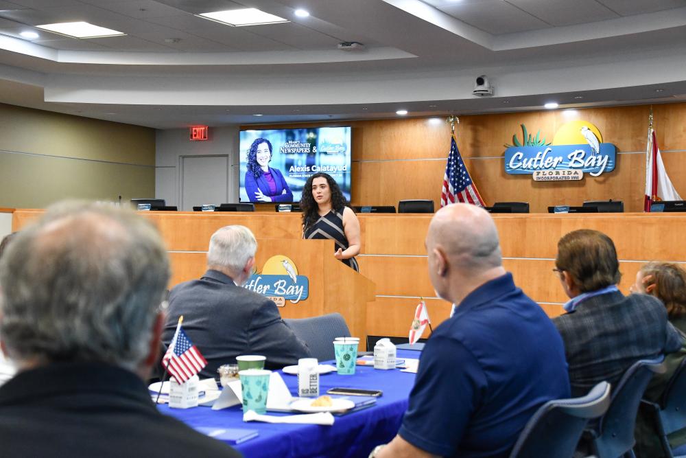 Senator Alexis Calatayud Visits Cutler Bay: Breakfast Discussion on ...